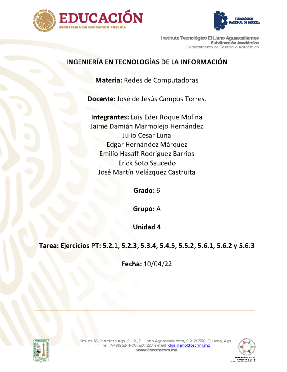 E2-523 terminado - ####### Km. m. 18 Carretera Ags.-S.L., El Llano ...