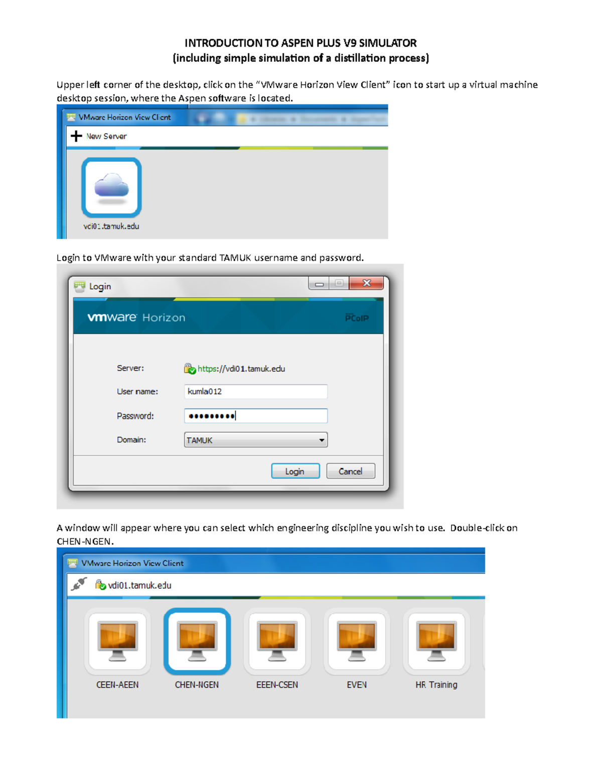 Aspen Software Intro - INTRODUCTION TO ASPEN PLUS V9 SIMULATOR ...