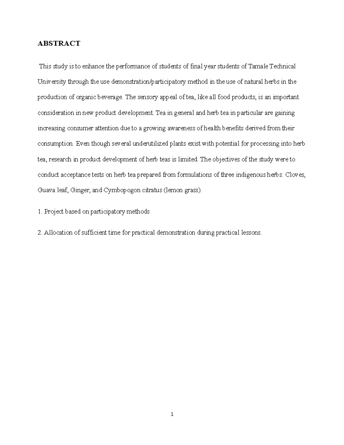 Final Project 1 - ABSTRACT This study is to enhance the performance of ...