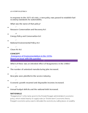 US History II Milestone 3 - US HISTORY II MILESTONE 3 Segregation of ...