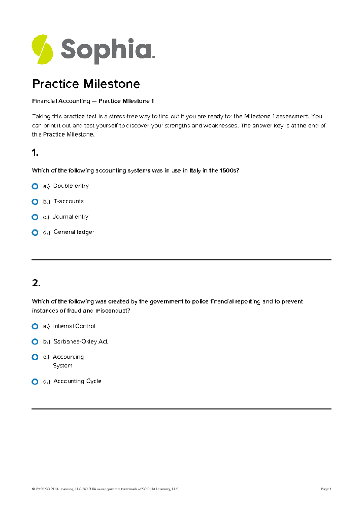 Busi1010 unit 1 practice milestone - a.) Double entry b.) T-accounts c ...