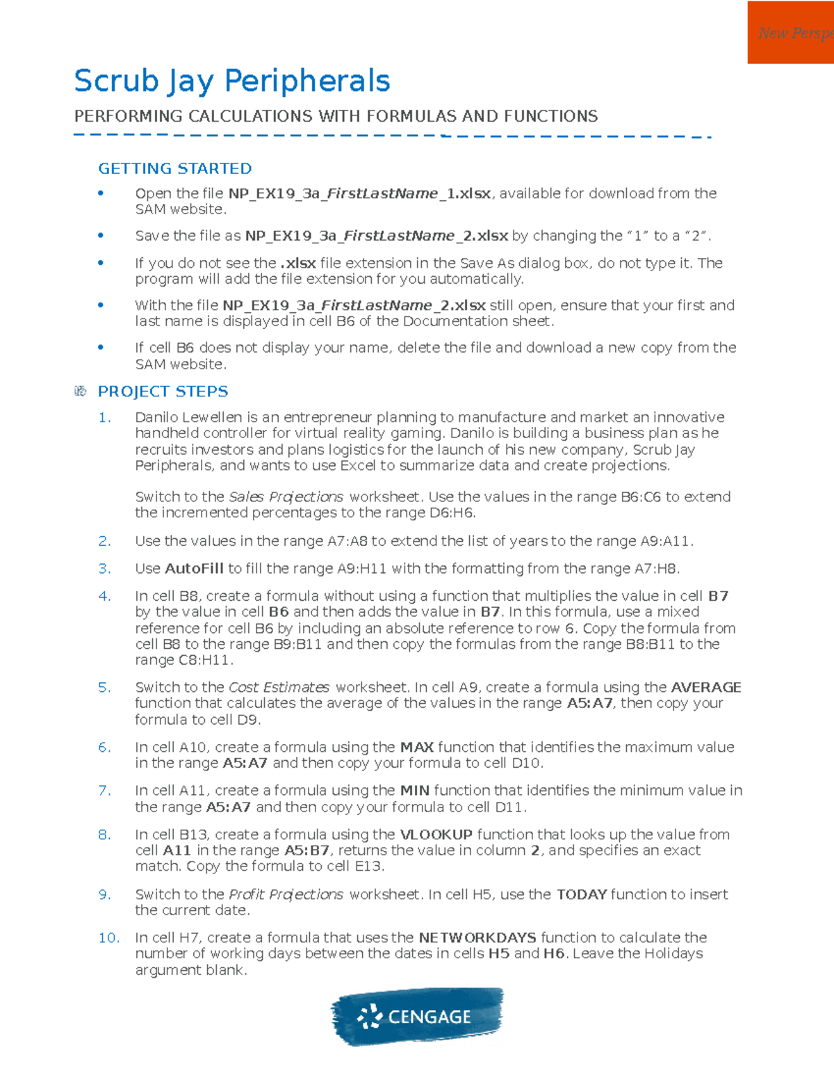 Instructions NP EX19 3a - Scrub Jay Peripherals PERFORMING CALCULATIONS ...