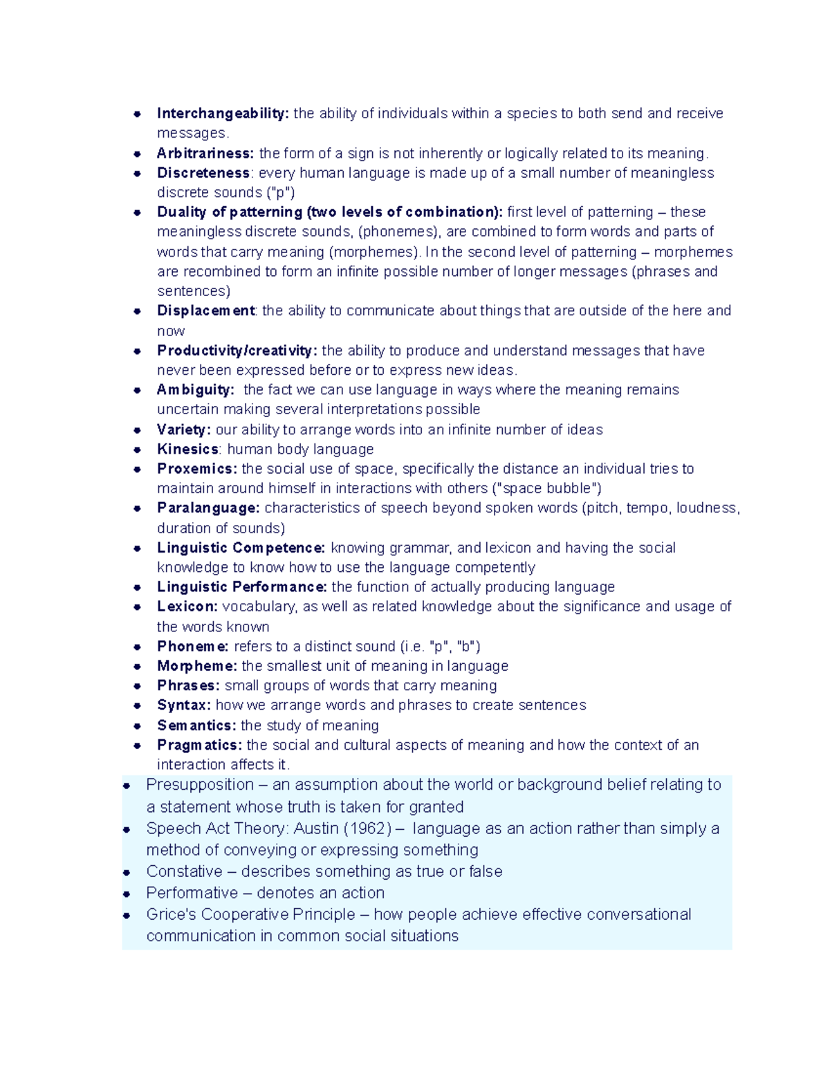 Anthro Key Terms - Interchangeability: the ability of individuals ...