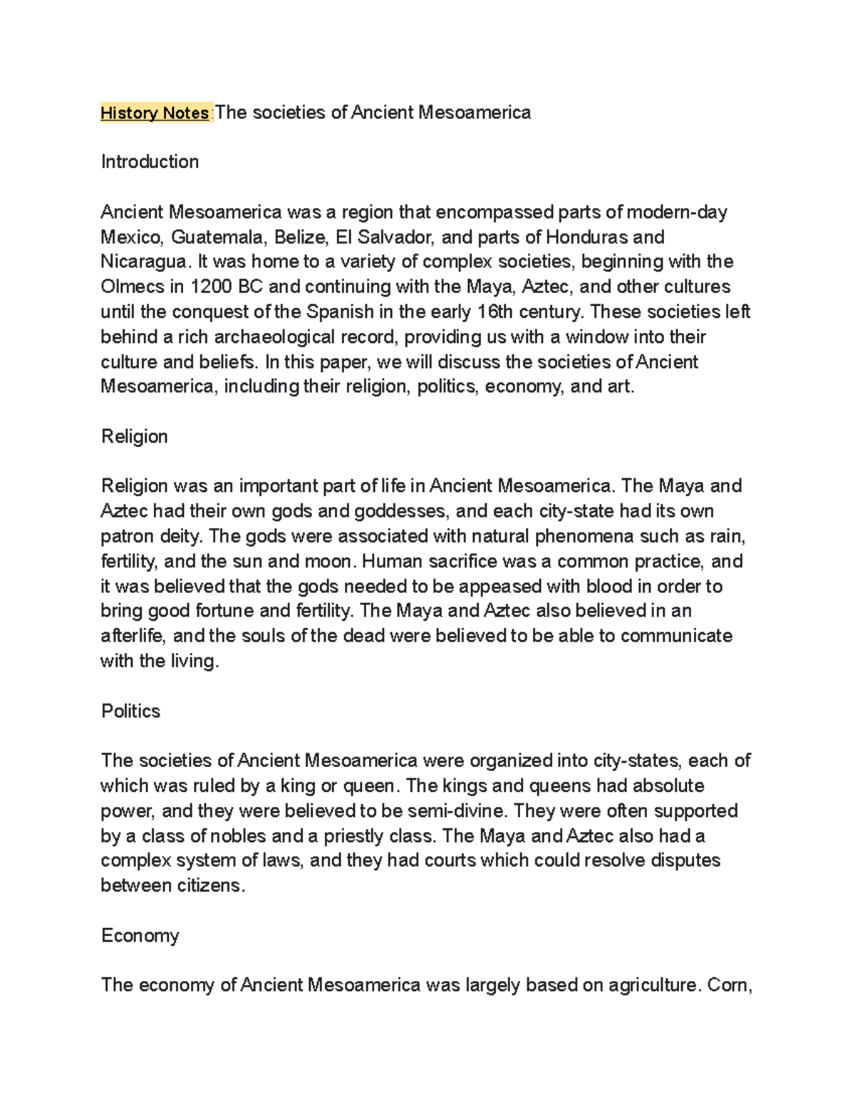 History AP - 2023-01-04T02012 9 - History Notes:The societies of ...