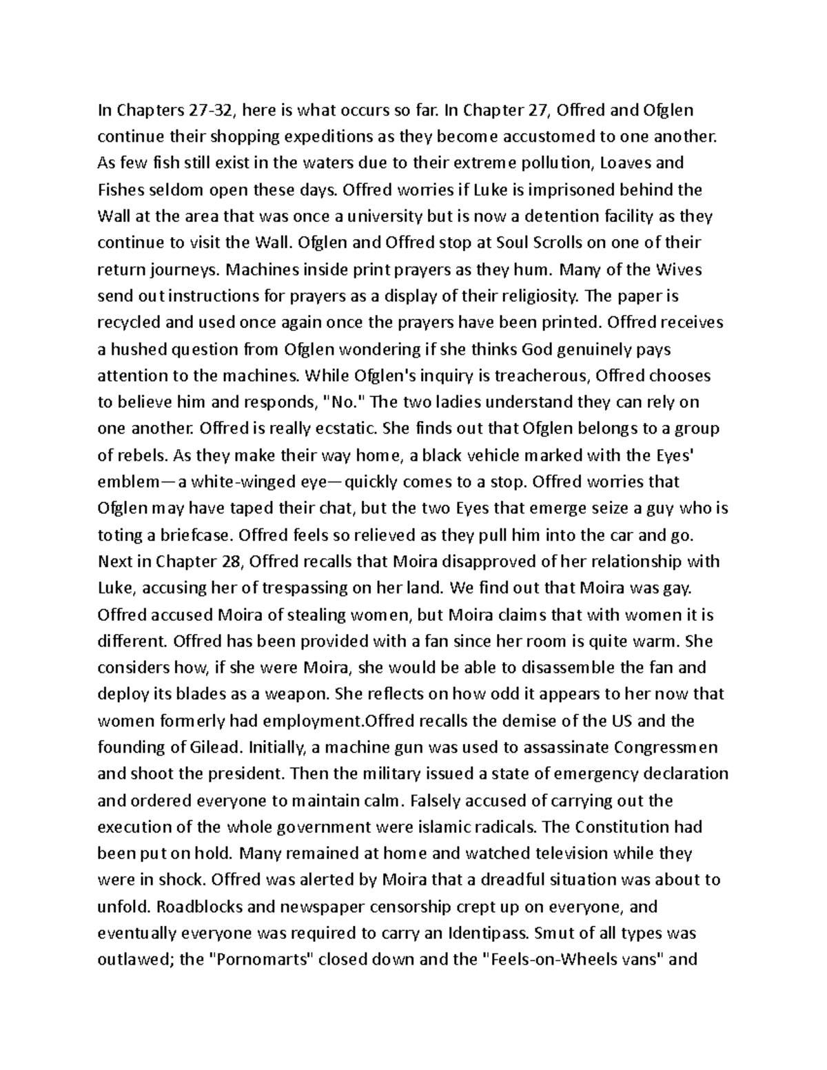 Thinkwrite #4-Chapters 27-32(Brooke Heider) - In Chapters 27-32, here ...