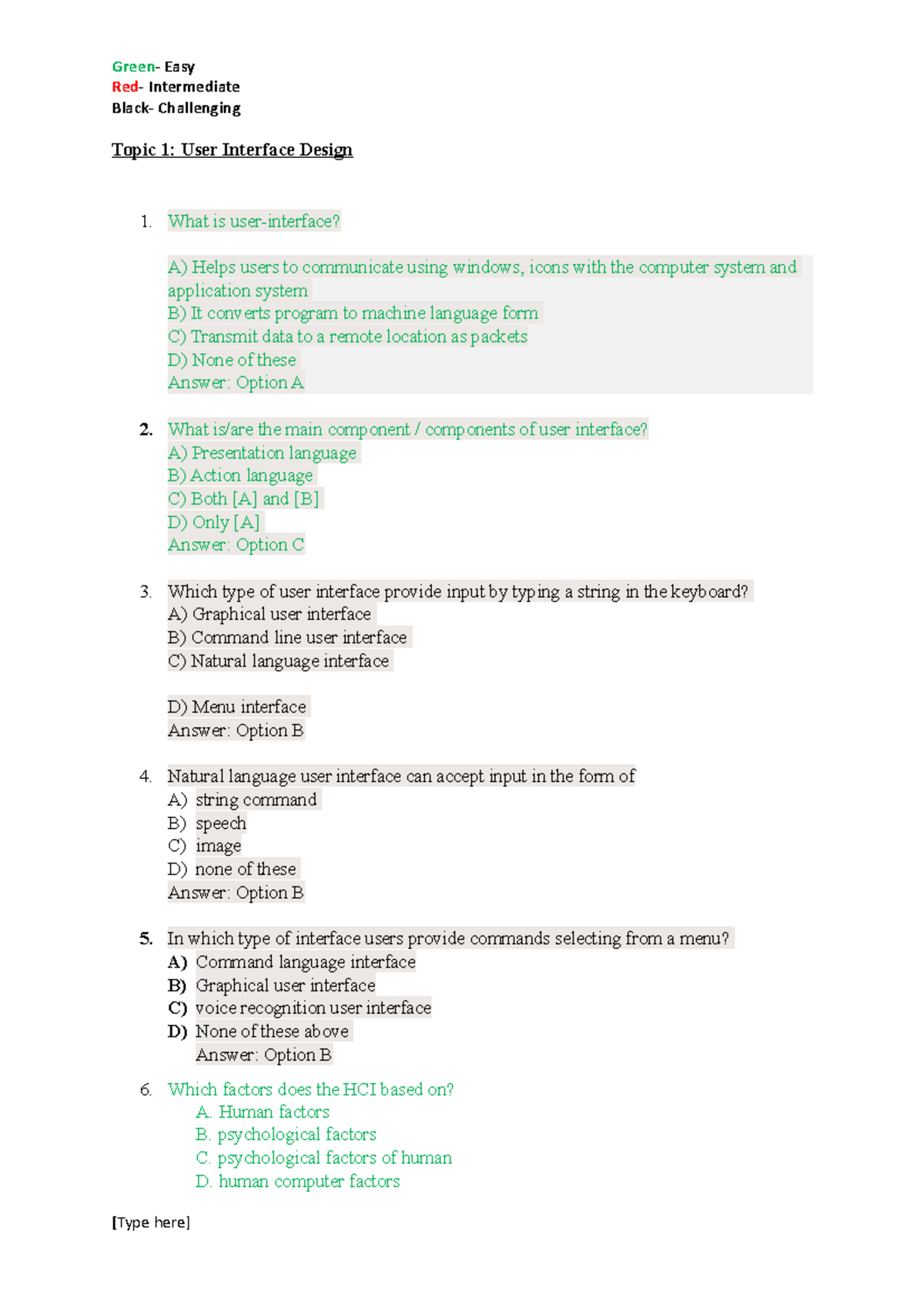 IS 622 Catest 1 - Ca test 1 mcqs - Red- Intermediate Black- Challenging ...