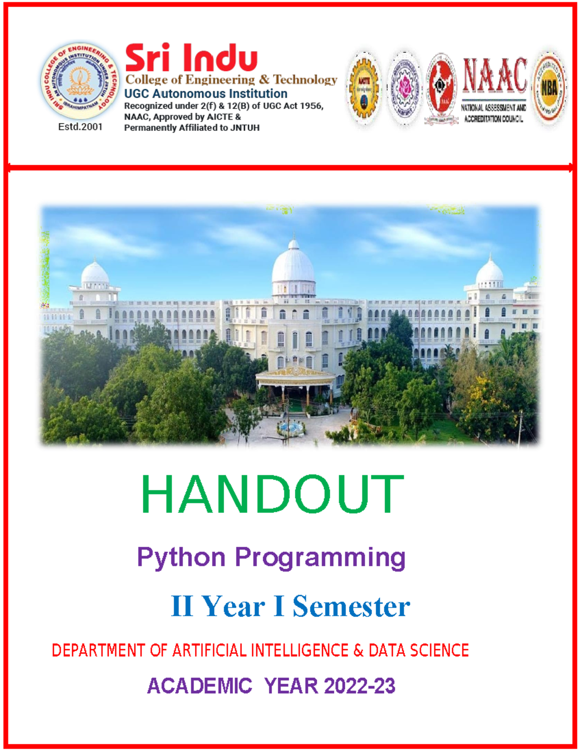 Python Handout This Information Is Very Valuable S Handout Python