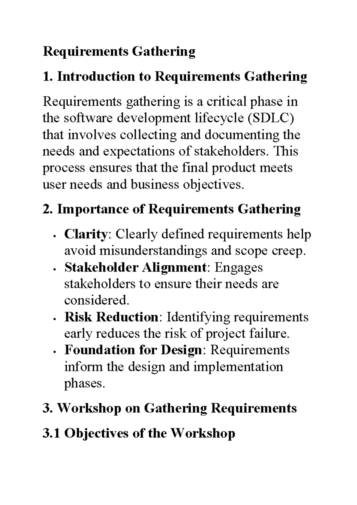 Requirements Gathering - Requirements Gathering Introduction to ...