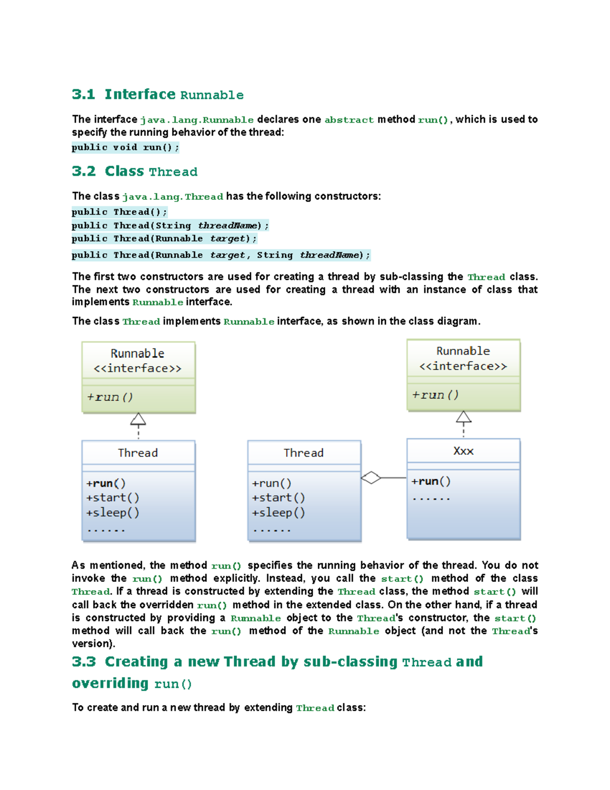 Java Programming Tutorial 70 3 Interface Runnable The Interface Java 8025