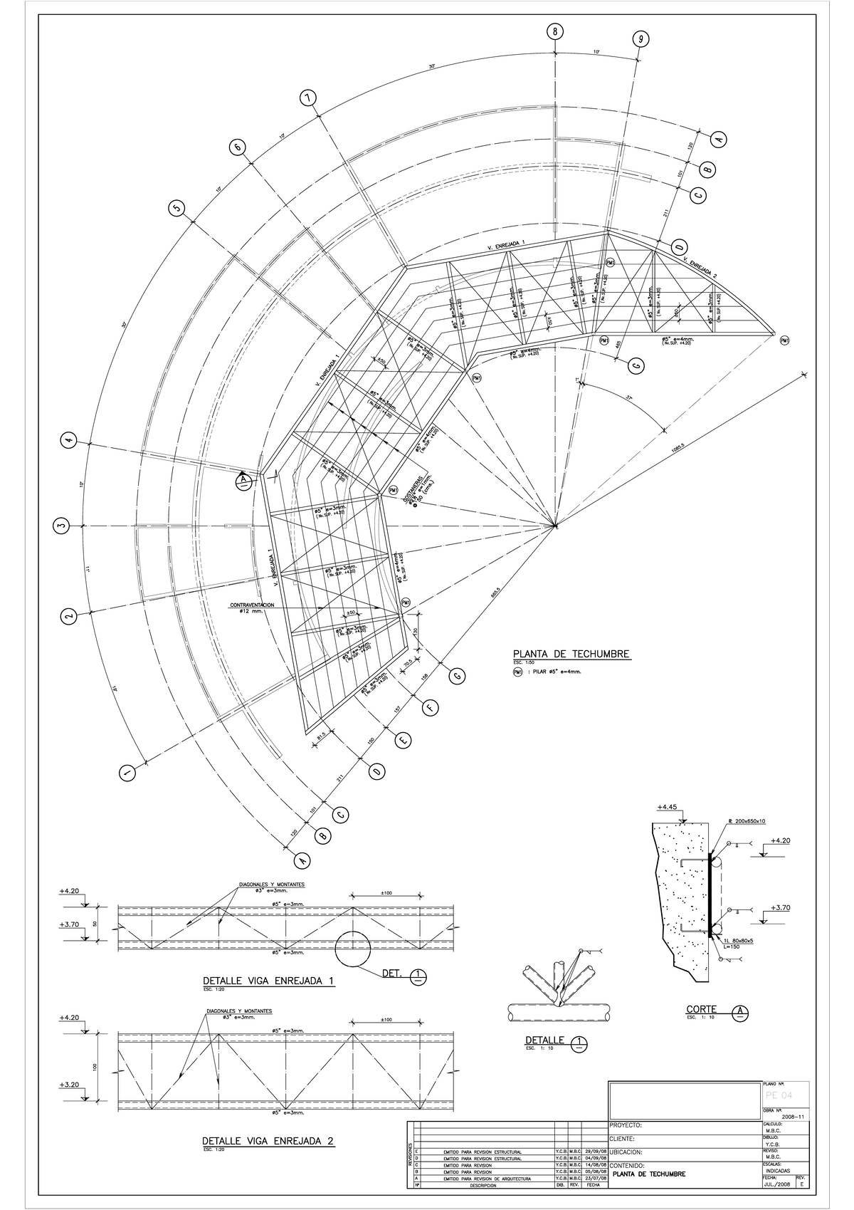 3 2 3 Plano de techumbre de acero y Hormigon armado (1)-papel - 8 1 9 6 ...