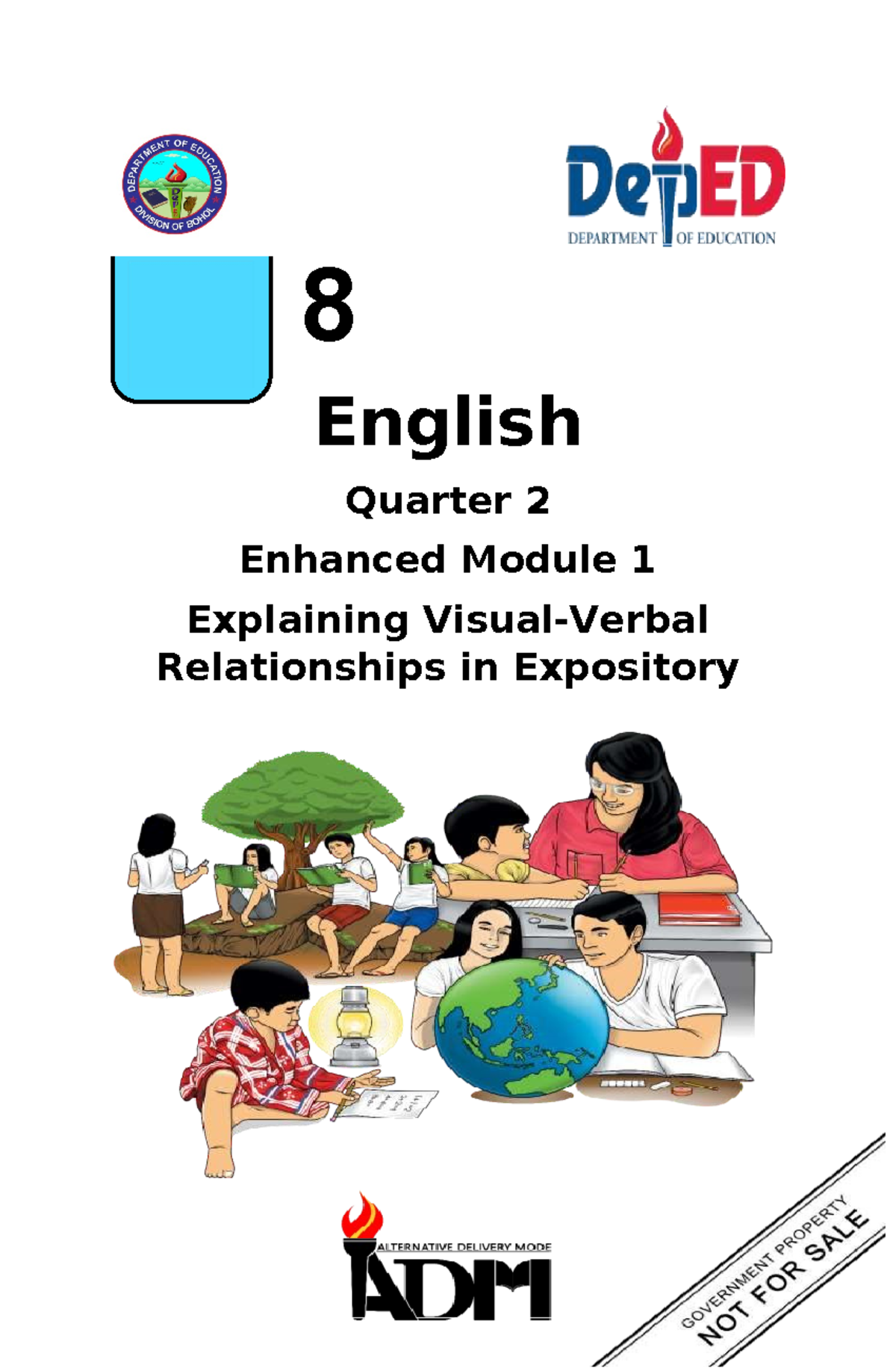 Enhanced English 8 SLM Q2 Mod1 Wk1 - 8 English Quarter 2 Enhanced Module 1 Explaining Visual ...