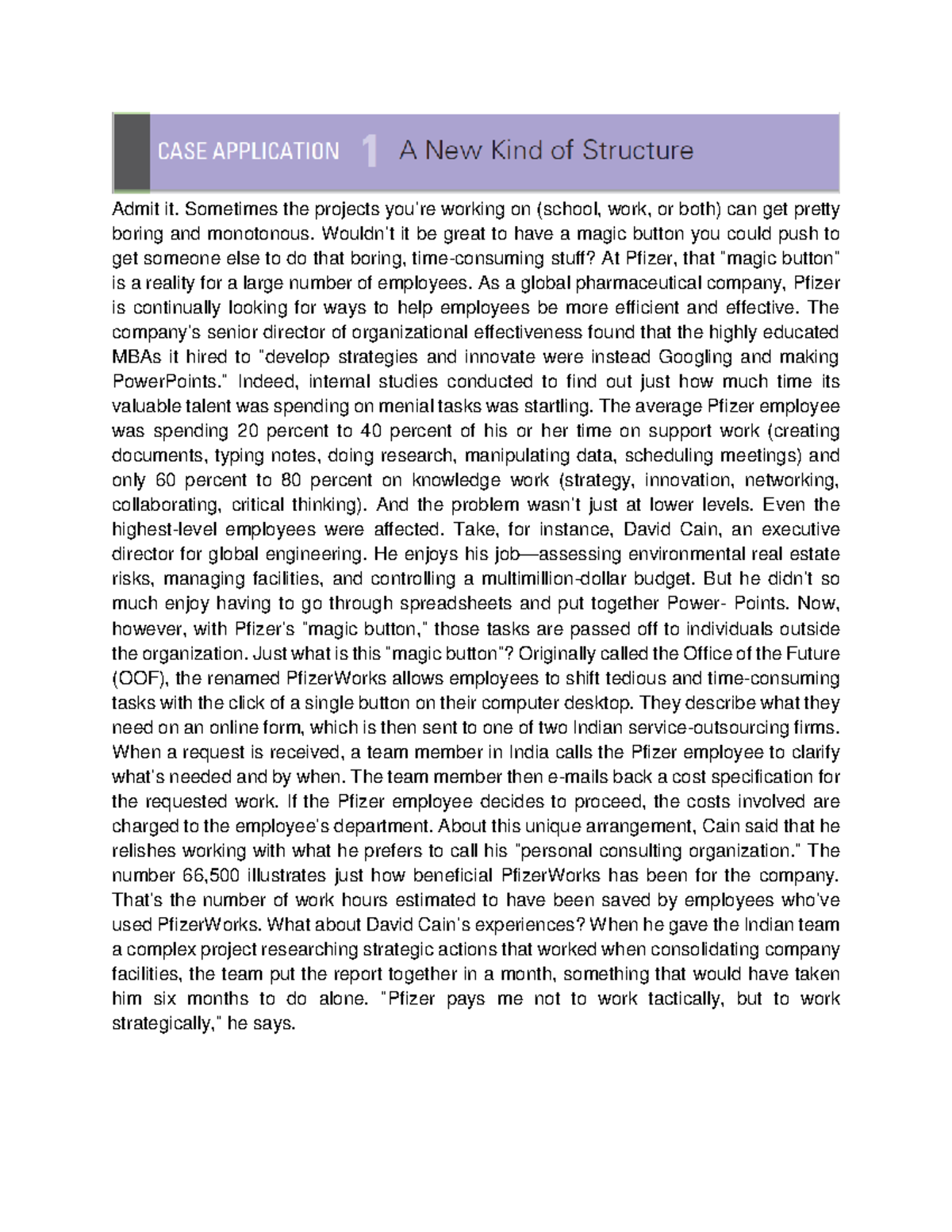 Case study 2 - Assignment quest - Admit it. Sometimes the projects you ...