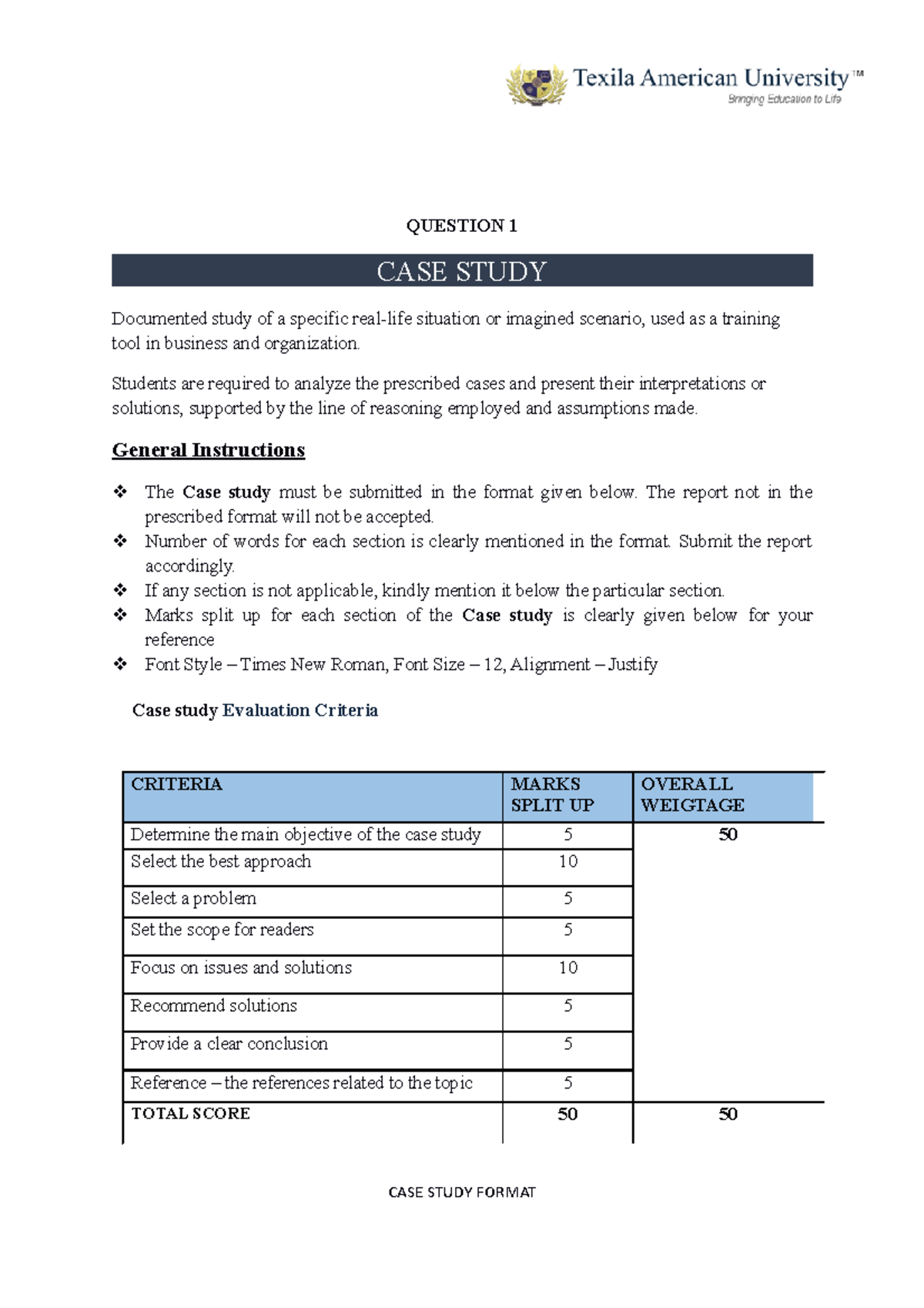 Case Study Guidelines and Format Questions Principals of Managment - QUESTION 1 CASE STUDY - Studocu