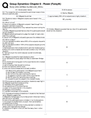 M5 - Group Dynamics - Group Dynamics Chapter 5 Study online at quizlet ...