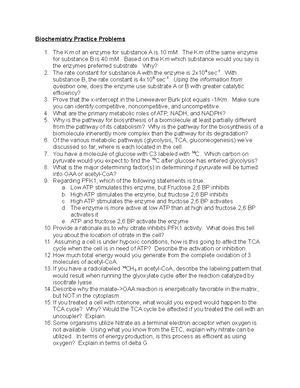 Chapters 17 and 19 additional practice questions - New Material ...