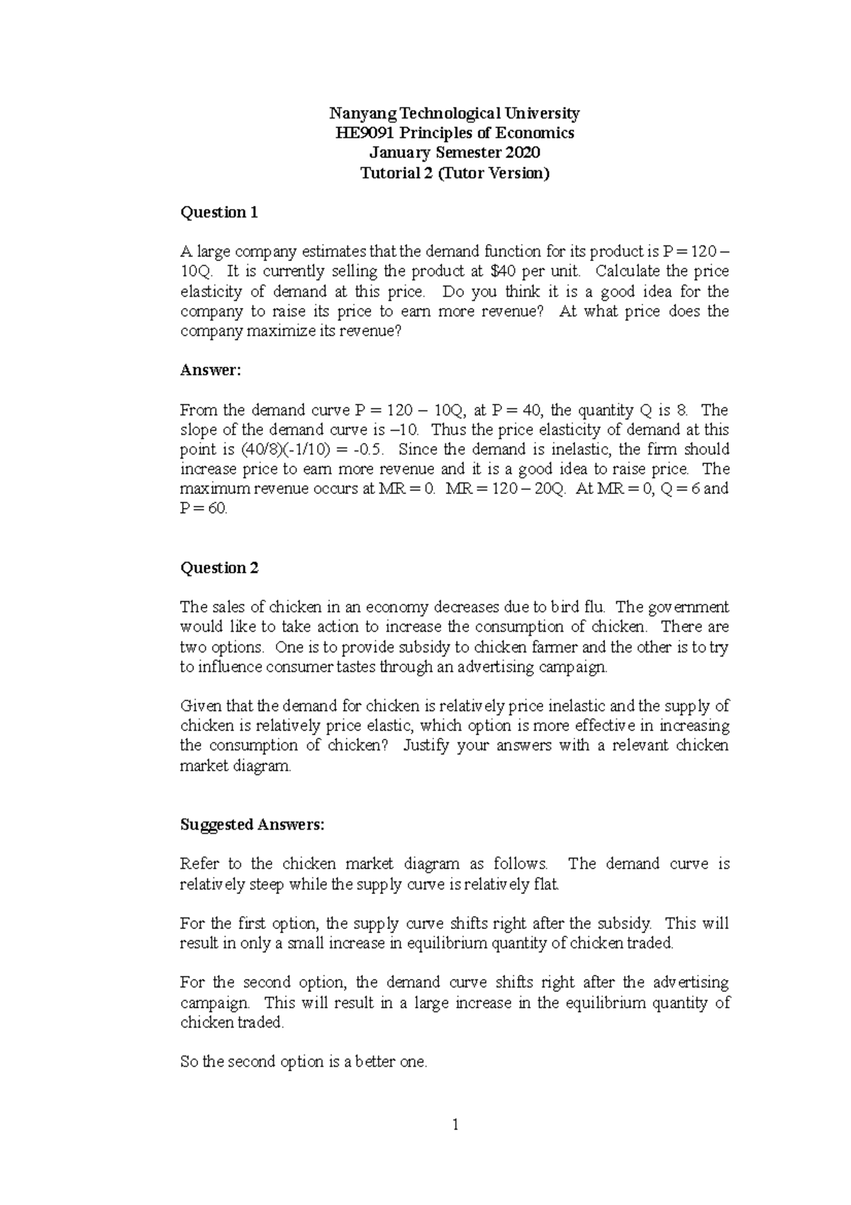 HE9091 Jan 2020 Tutorial 2.Tutor Version - HE9091 - NTU - Studocu