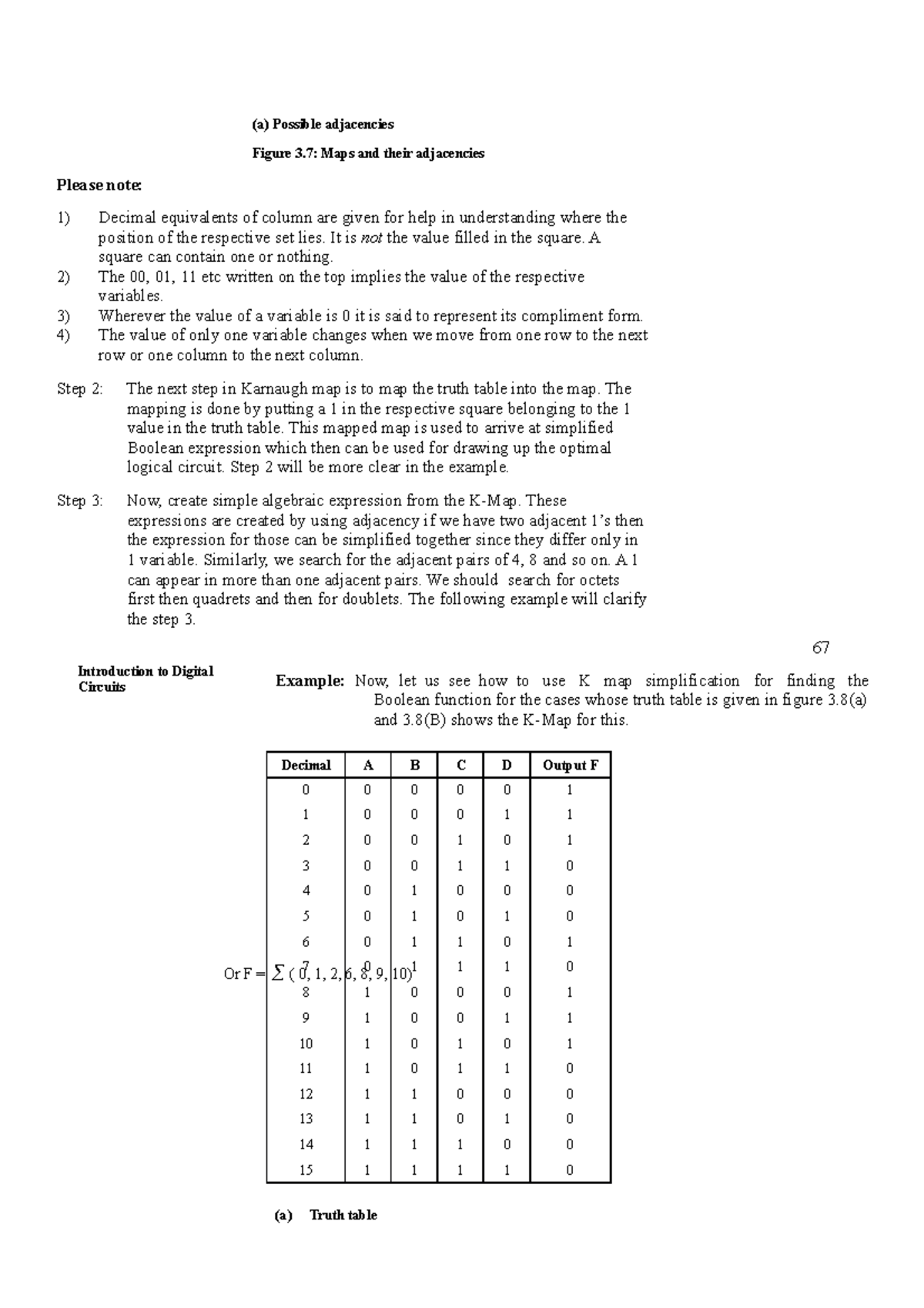 Circuits UNIT 3 Principles OF Logic Circuits 2 - Please note: (a ...
