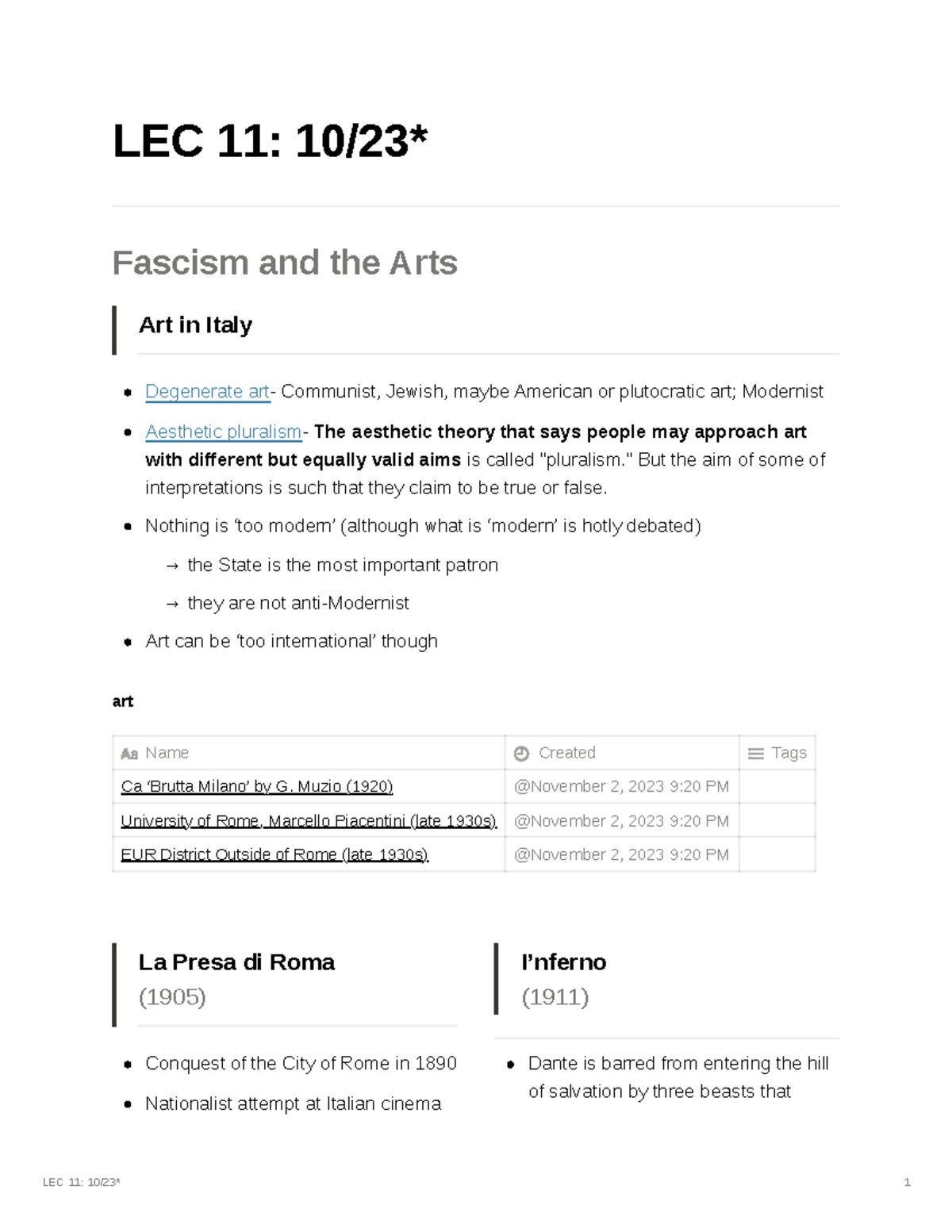 LEC 11 10 23 0420afd10b9f4a1b8366fe5b2012 4313 - LEC 11: 10/23* 1 LEC ...