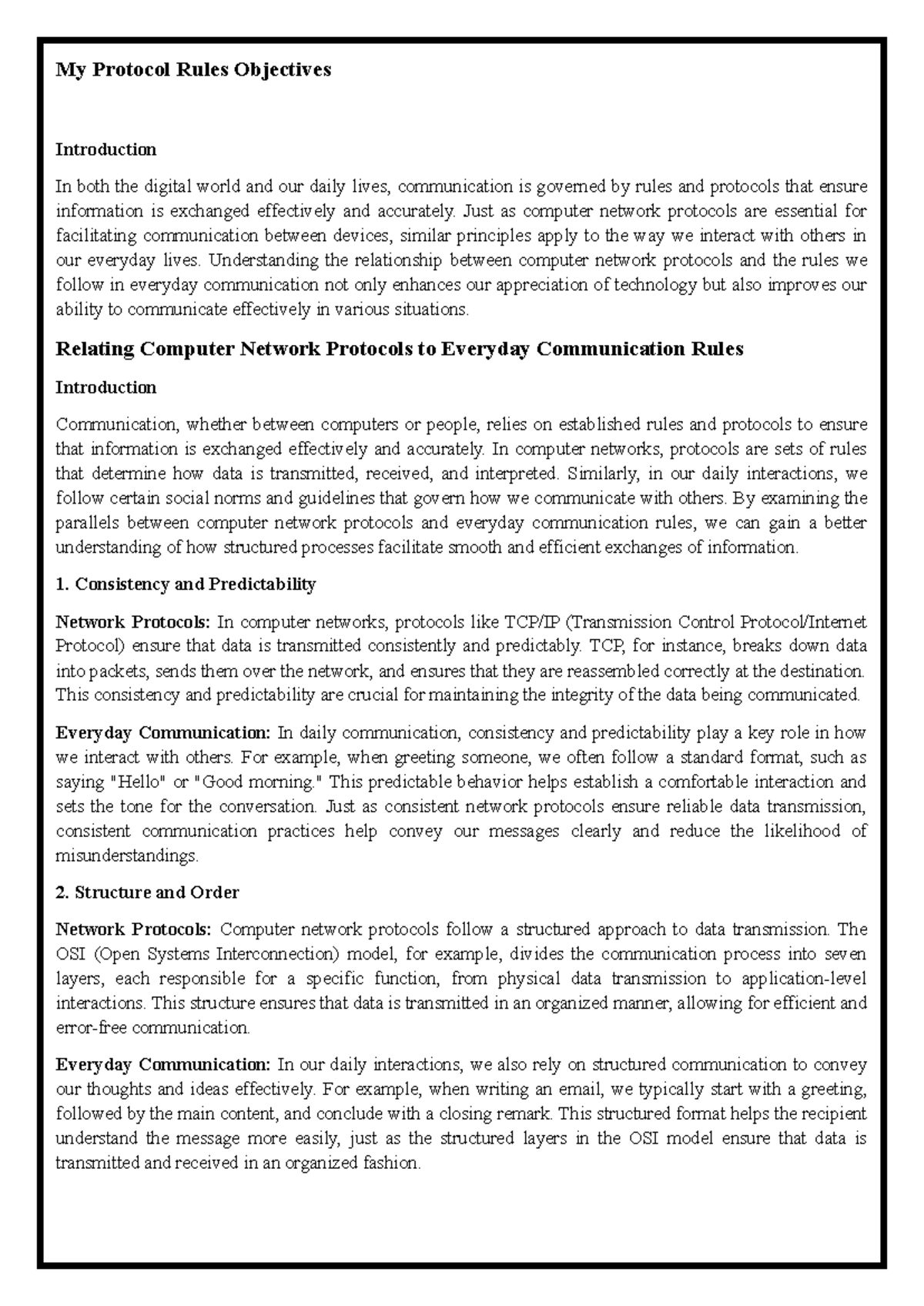 AC4 - Dvs - My Protocol Rules Objectives Introduction In both the ...