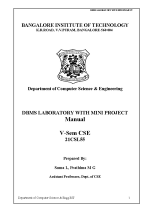 ISE DVP Lab BCS358D merged - BANGALORE INSTITUTE OF TECHNOLOGY K. ROAD, V PURAM, BANGALORE – 560 ...