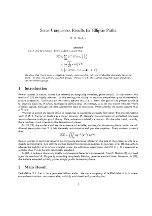 Uniqueness Methods IN Spectral Representation Theory - UNIQUENESS METHODS IN SPECTRAL ...