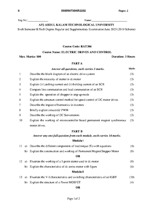 03 2024 - 01 June 2022 Question Paper - 0300 RAT 304052204 Page 1 of 2 ...