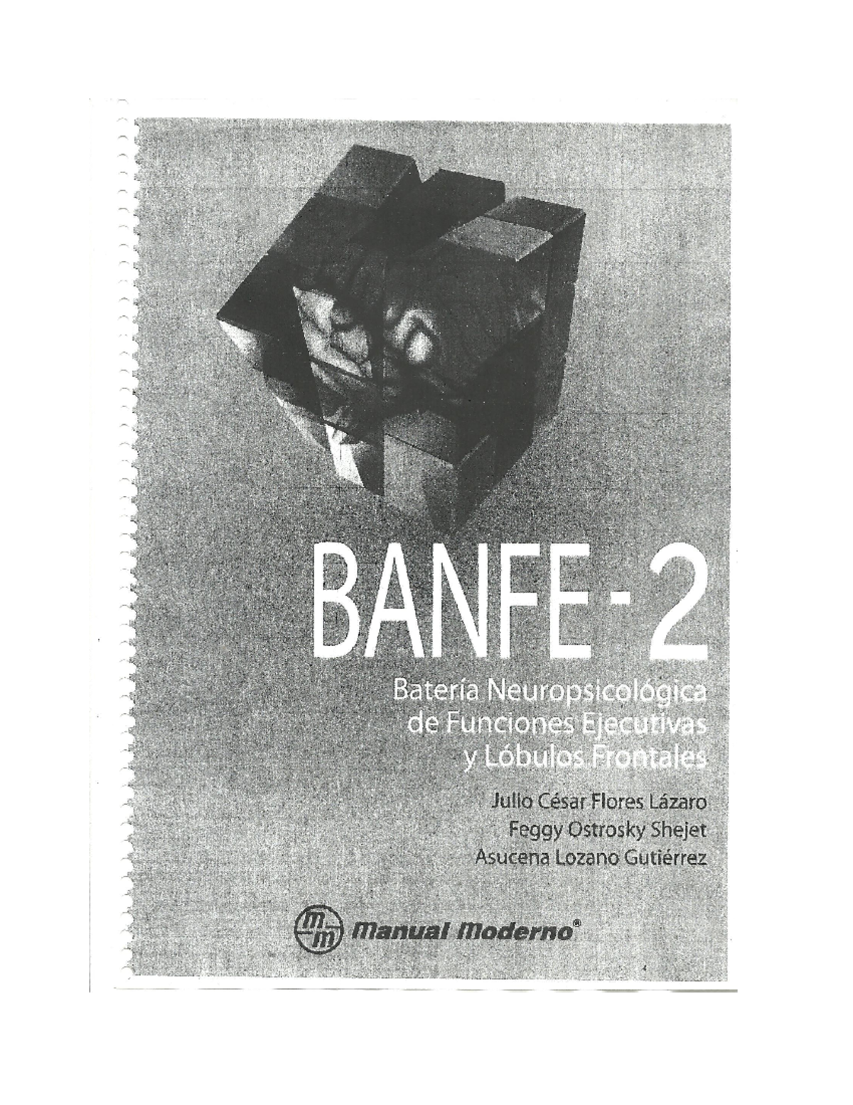 Manual-banfe-2 - Manual BANFE-2 - Psicología - Studocu