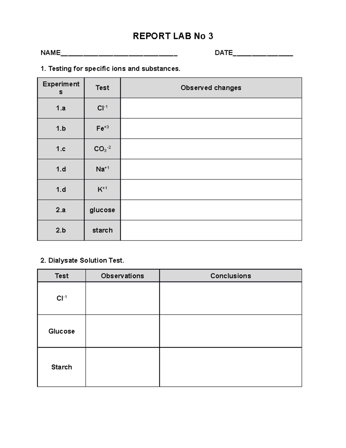 Lab Report 3 - PRACTICE PROBLEMS - REPORT LAB No 3 NAME ...