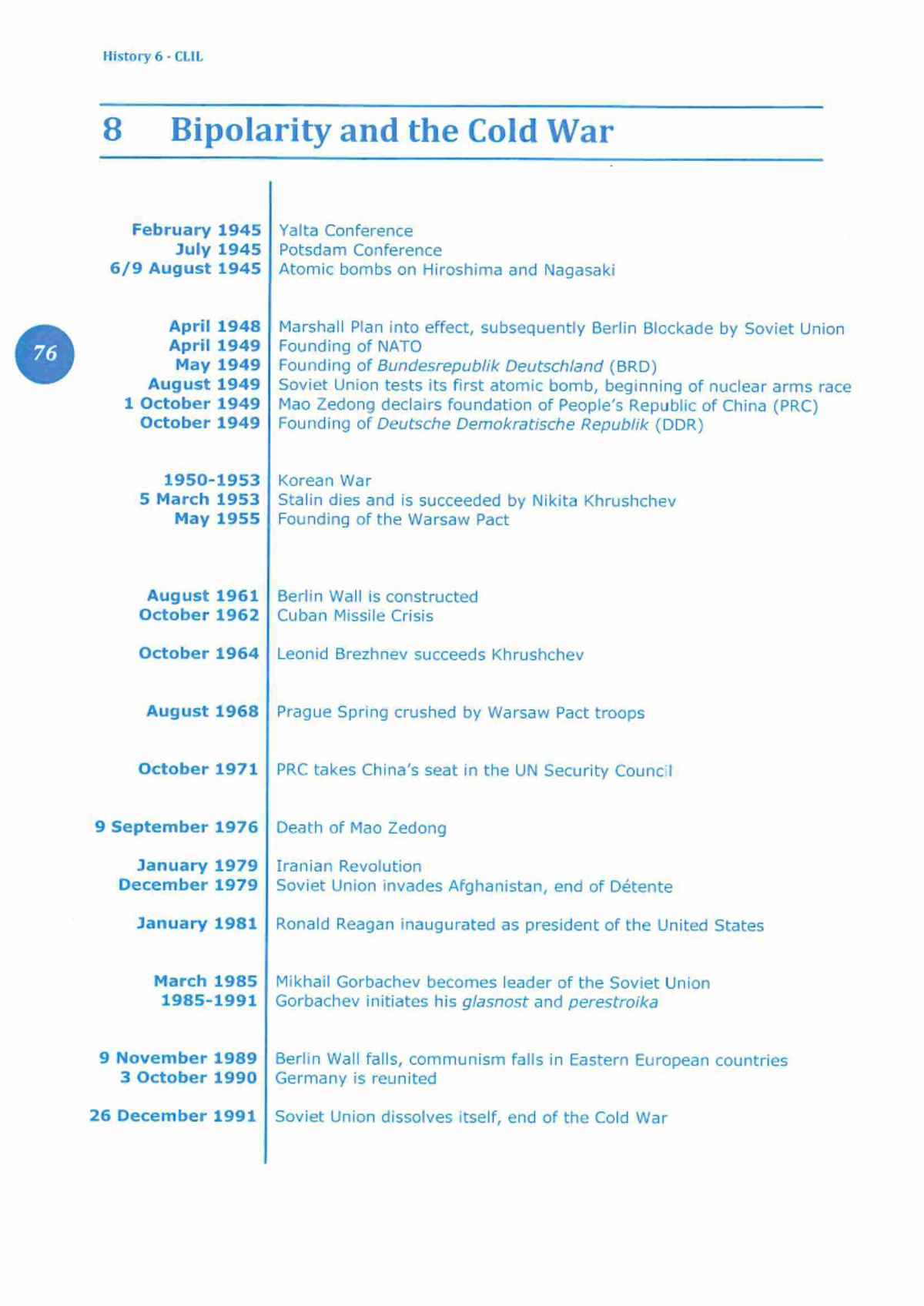 8 Bipolarity and the Cold War - Just like after every major conflict, a ...