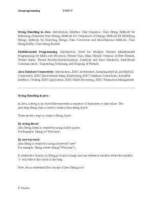 DBMS Unit 5 Notes - DBMS Unit V • Data on External Storage: Data stored ...