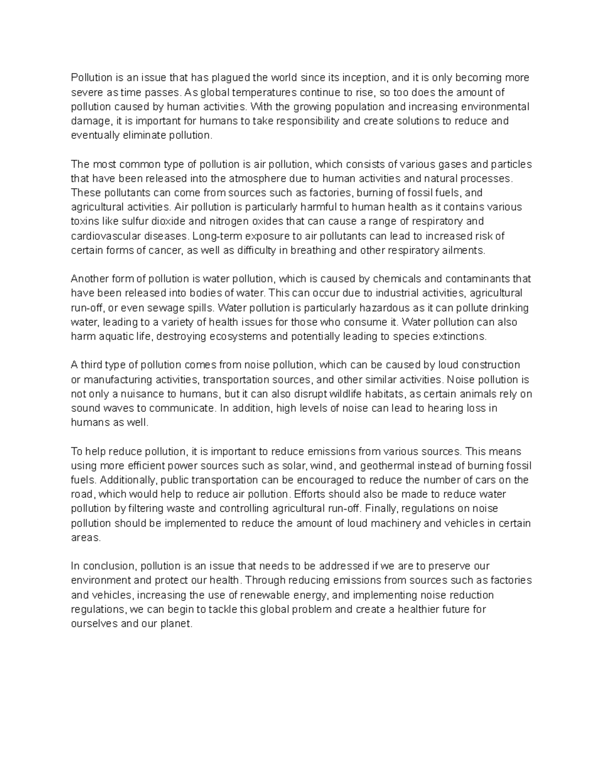 Polution - learn about pollution - Pollution is an issue that has ...