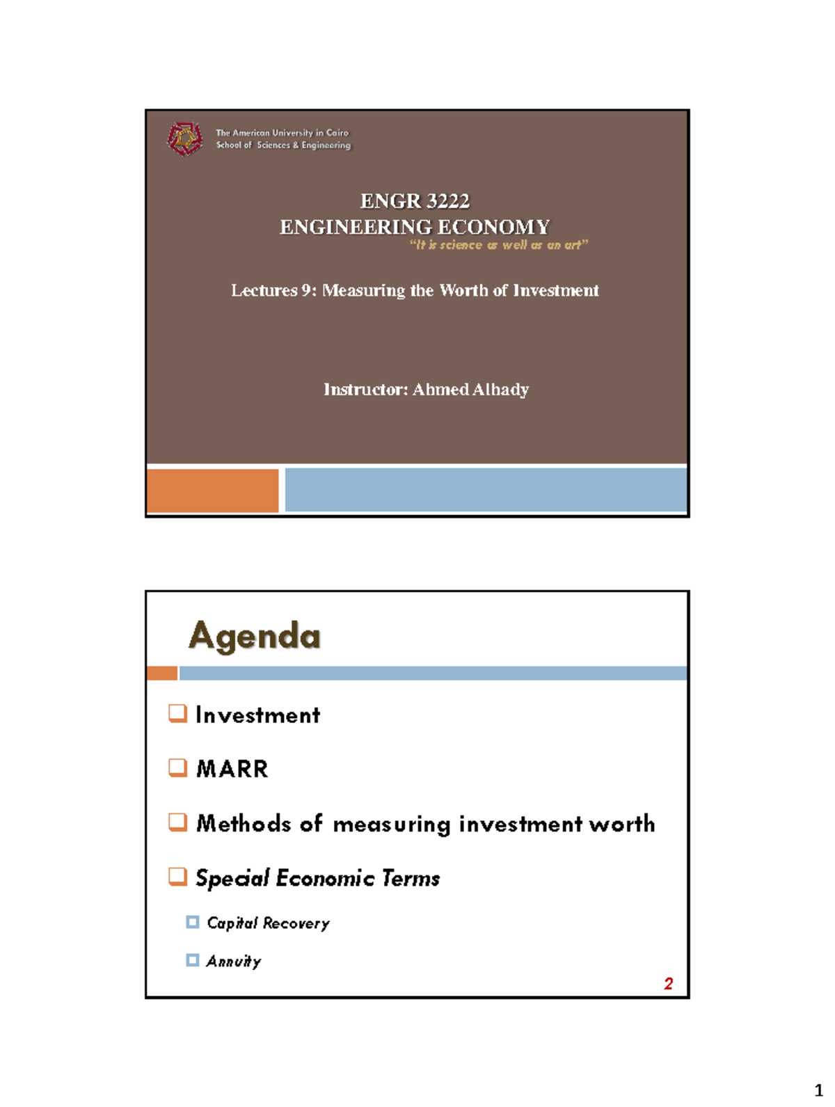 9 Lectures 09 Measuring Worth Part1 Warning Tt Undefined Function 32 Engr 3222