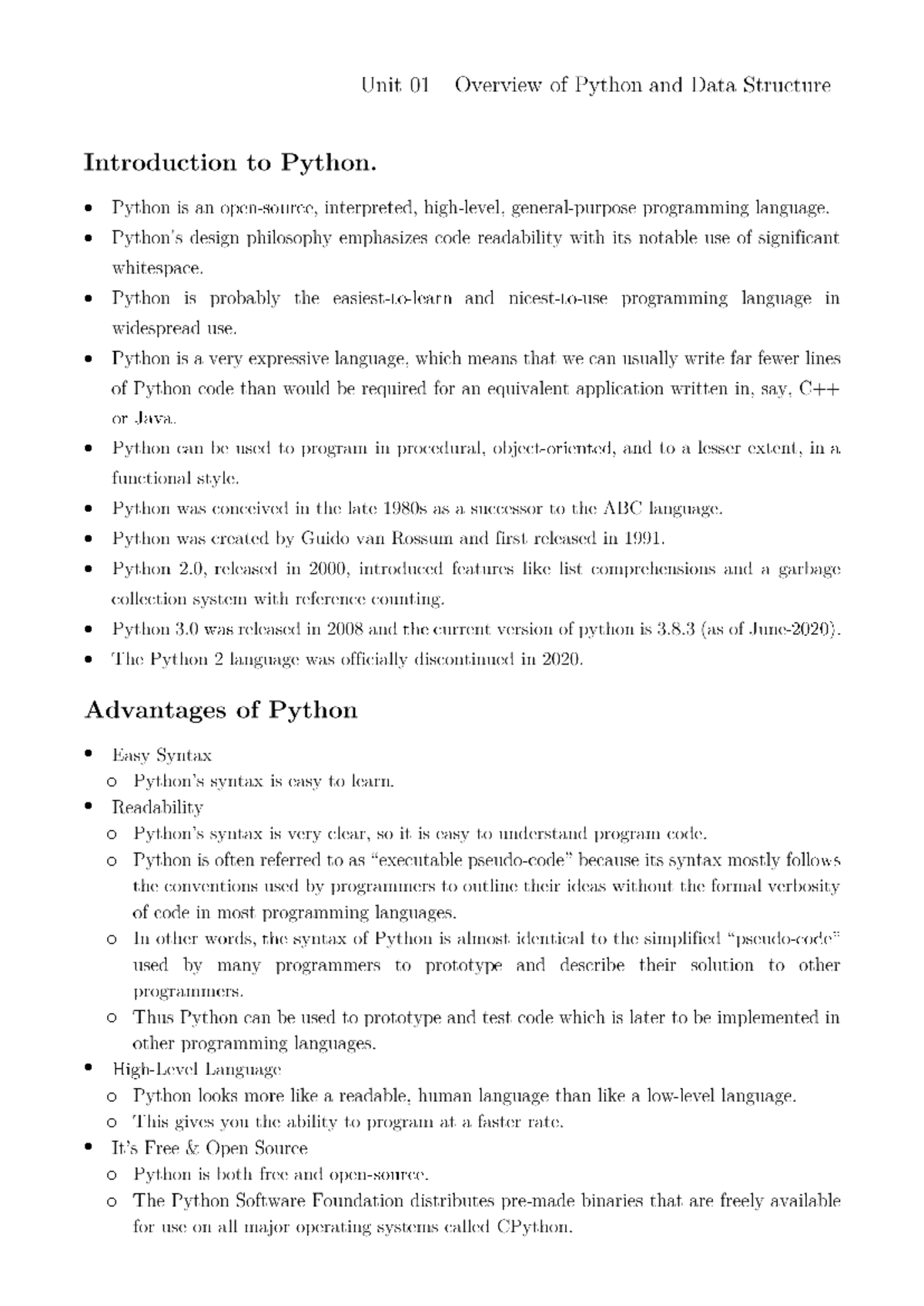 3150713 Python GTU Study Material Notes Unit-1 ...