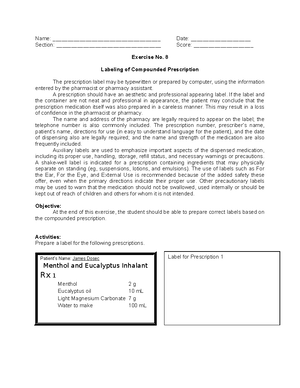 PEBC EE Sample Questions - Sample Questions Pharmacist Evaluating ...