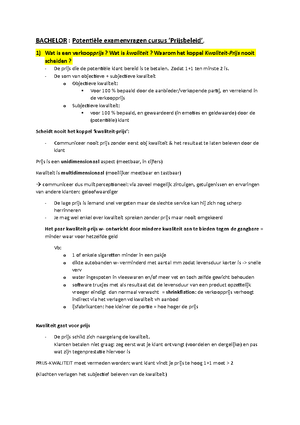 Prijsbeleid wat te kennen van het boek Prijs JE RIJK ...