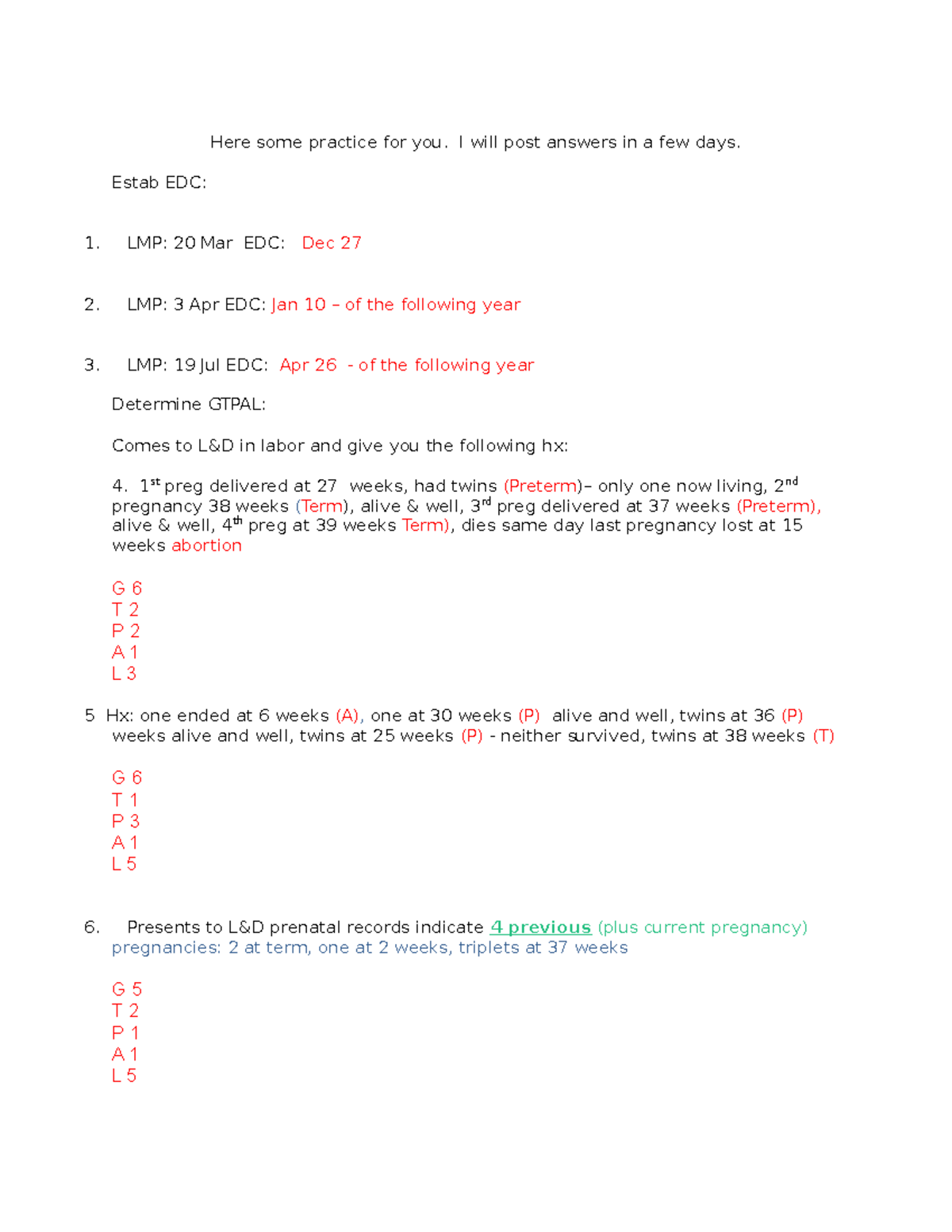 Module 1 EDC Gtpal Practice Answers - Here some practice for you. I ...