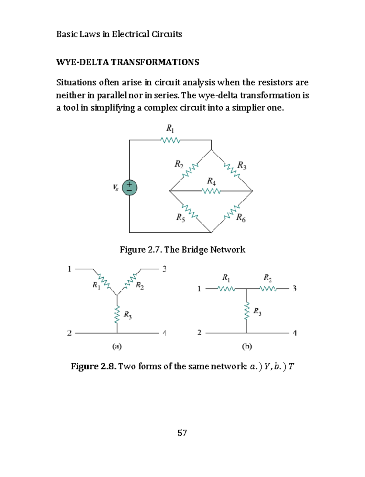Basic Laws in Electrical Circuits- WYE-DELTA TRANSFORMATION - WYE-DELTA ...