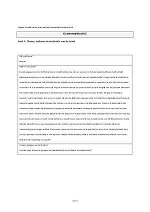 Mogelijke themas informatieve tekst - .. - Studocu