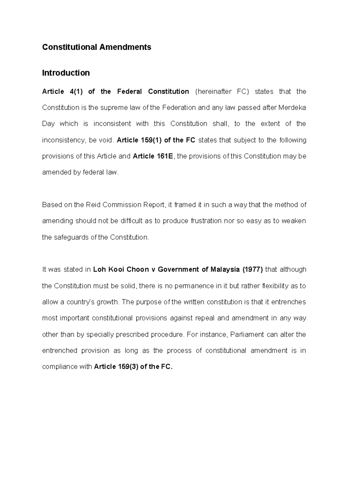 Constitutional Amendments - Constitutional Amendments Introduction ...