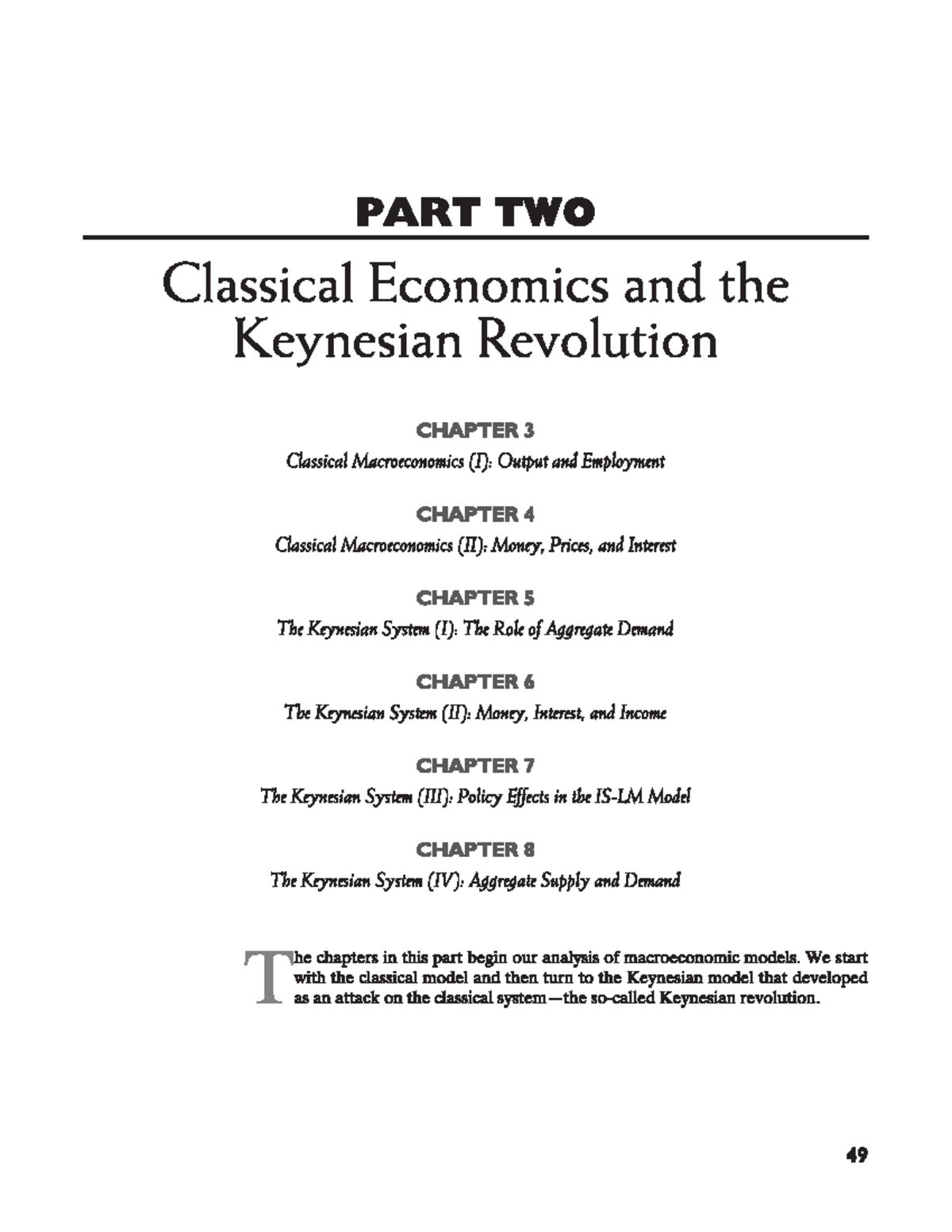 Froyen Ch-3 - From symbiosis school of economics. Subject ...