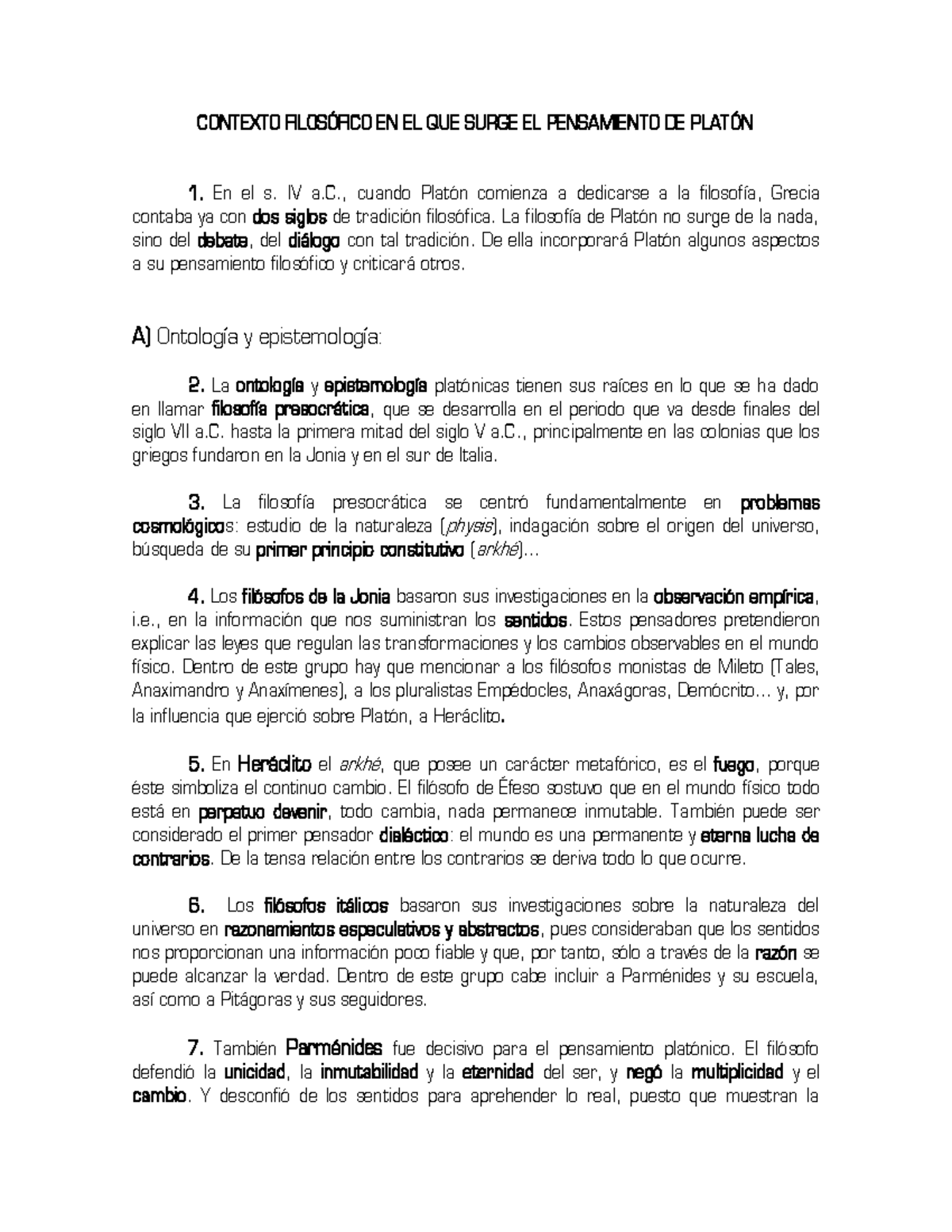 04b Contexto Filosófico - CONTEXTO FILOSÓFICO EN EL QUE SURGE EL ...