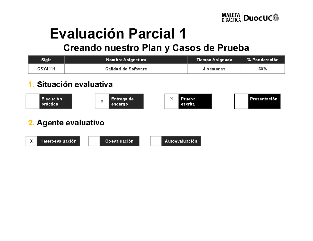 Ev Parcial 1 - Rubrica ev 1 aplicaciones moviles - Evaluación Parcial 1 Creando nuestro Plan y ...