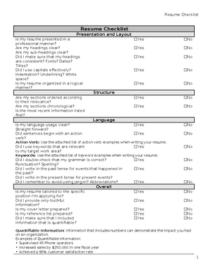 Resume Screening - Project Manager Resume Review Breakdown When ...