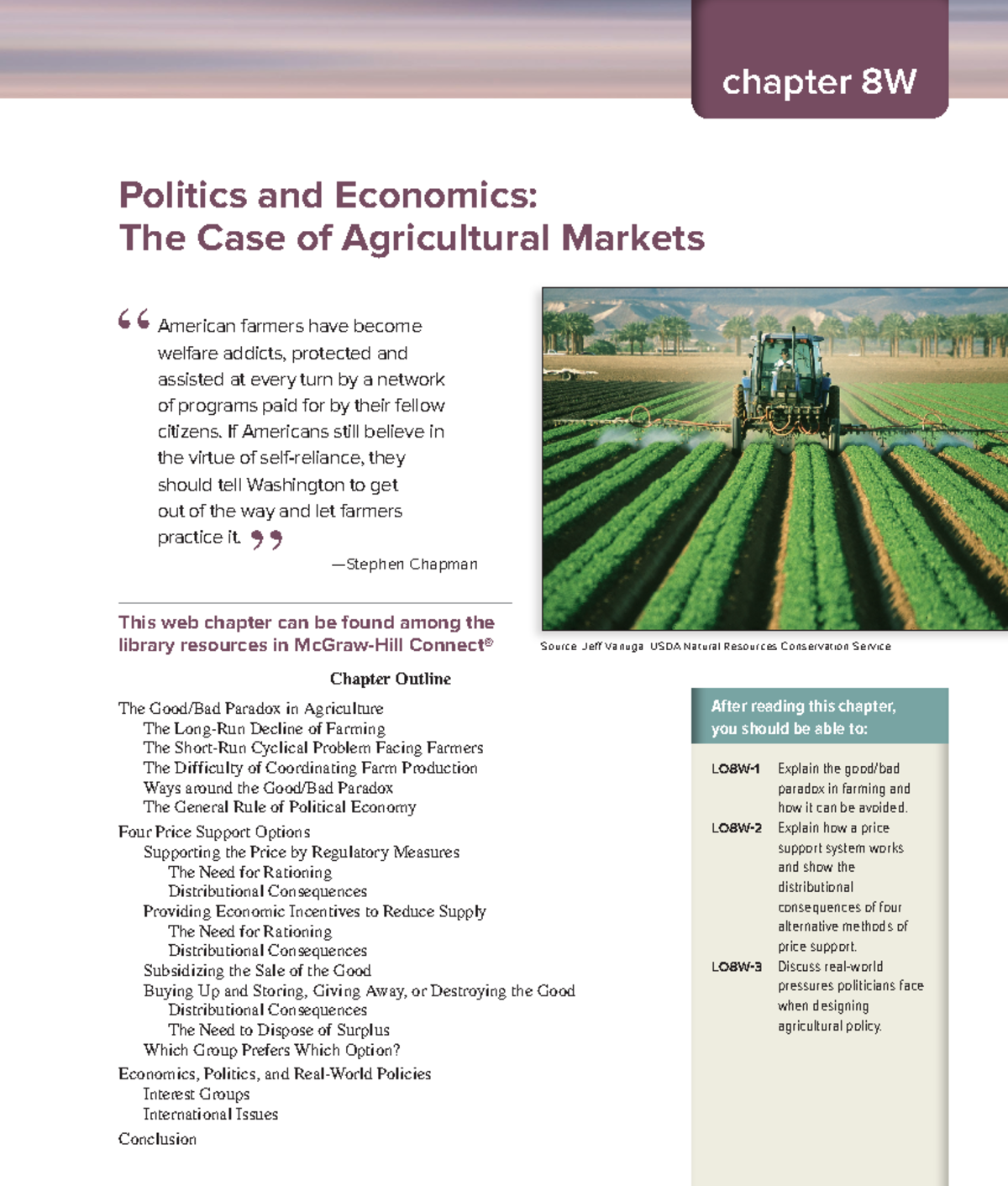Economics-73 - n/a - ” American farmers have become welfare addicts ...