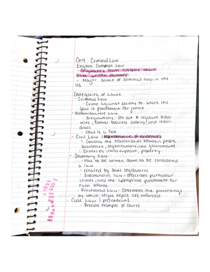 Lesson 5 WorkSheet - Introduction to Criminal Justice CJ 1100 Lesson ...