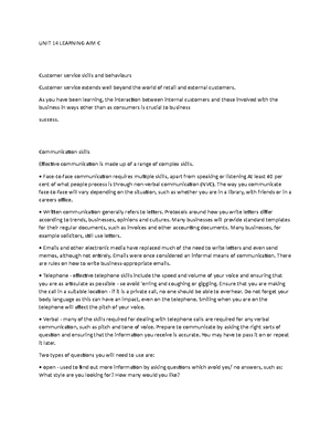 Pearson BTEC National Business Unit 2 - Primary Research, Secondary ...