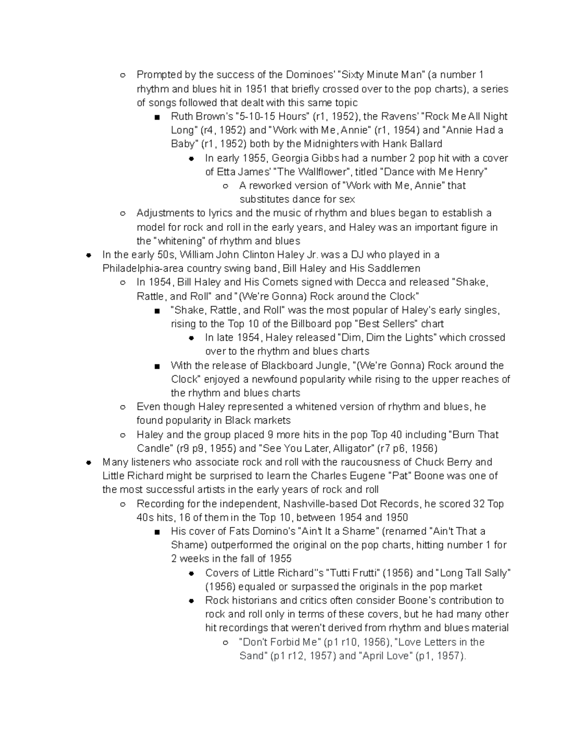 History of Rock and Roll ch2 pt 8 - Prompted by the success of the ...