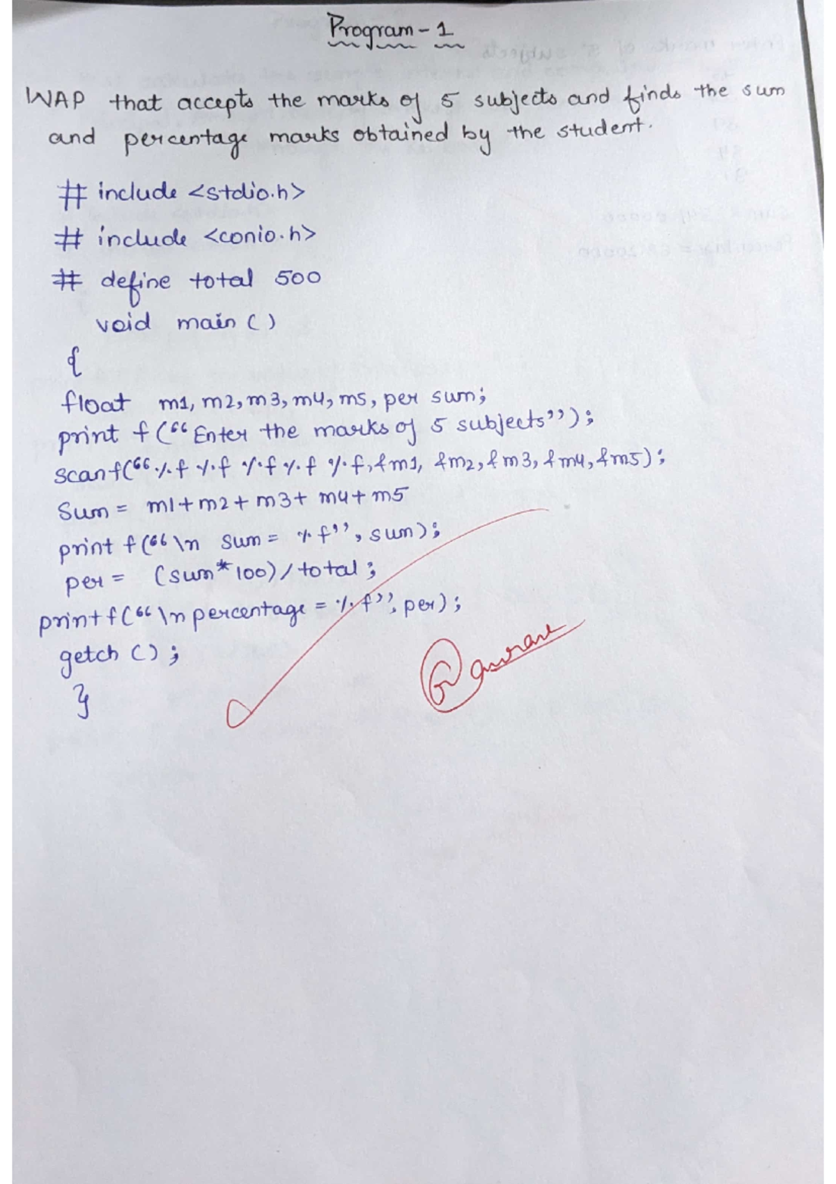 PPS File - PPS programs for aktu university exam as well as for assigement - Program 1 WAP that ...