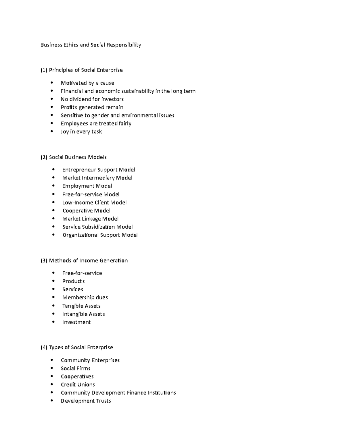 Business ethics (activity) - Business Ethics and Social Responsibility ...