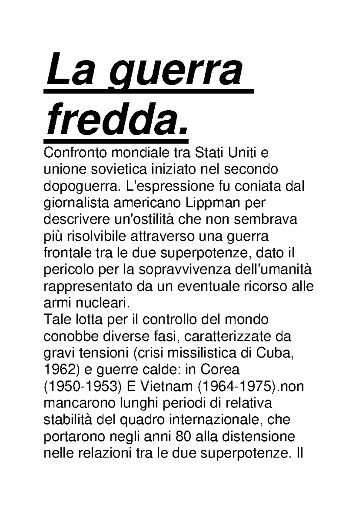 Sodapdf-converted-8 - Riassunto sulla guerra fredda - La guerra fredda ...